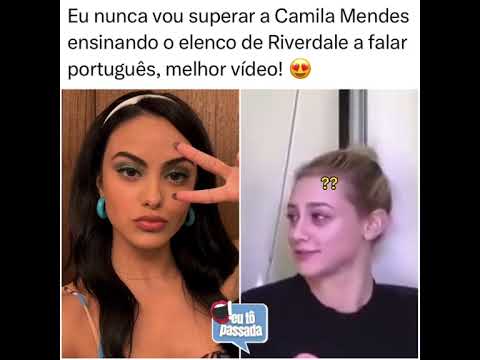 Camila Mendes, melhor pessoa! #camilamendes #riverdale #série #netflix #entrevista #viral #filmes