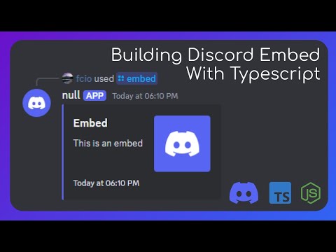 How to Create Embeds with TypeScript in Discord.js | Step-by-Step Guide (Part 03)