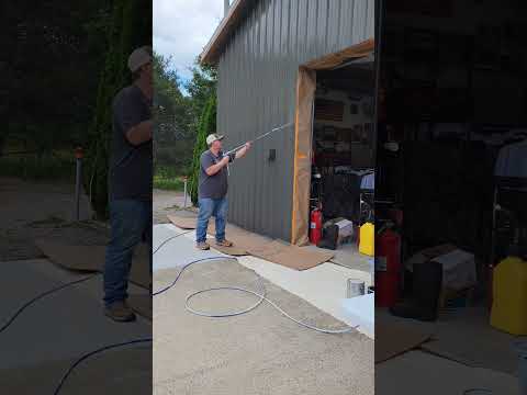 Sherwin Williams Bond-plex applied to metal siding.