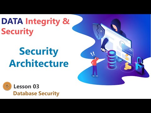 Security Architecture - Data Integrity and Security - Database Security