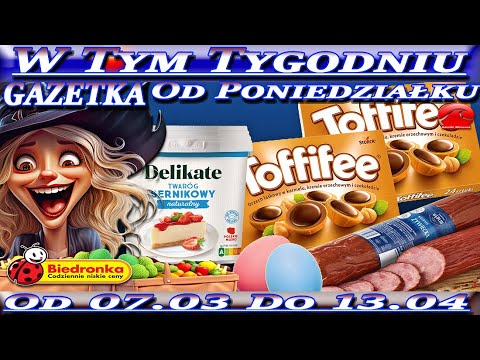 BIEDRONKA โ Nowa Gazetka Promocyjna od 07.04.2025 W Tym Tygodniu Twoje Okazje w Biedronce!