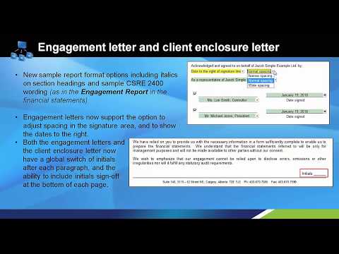 Engagement Letter / Client enclosure letter - initials