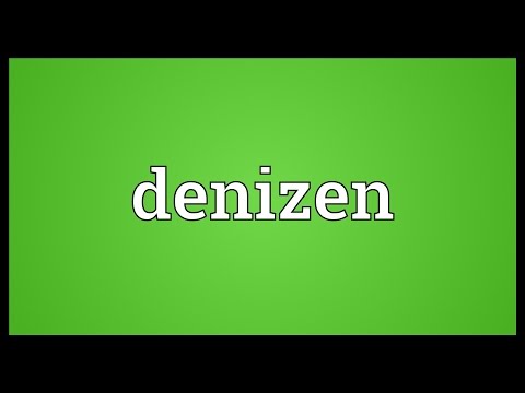 Denizen Meaning