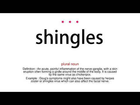 How to pronounce shingles - Vocab Today