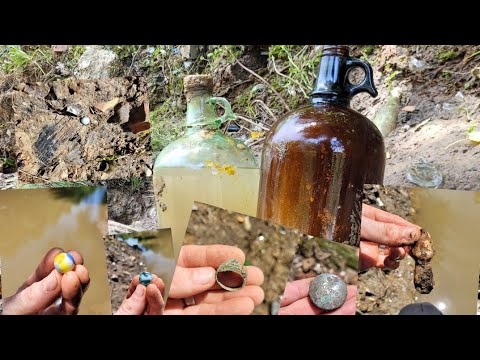 gold found in Oklahoma river lost and found mud treasure mudlarking creek in osage co. #marbles