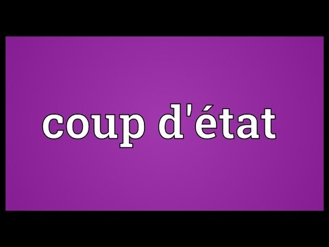 Coup d'état Meaning