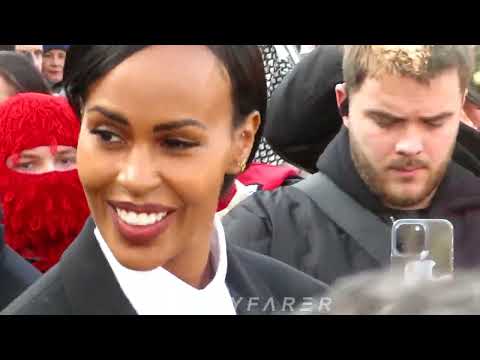 Sabrina Dhowre Elba (IDRIS ELBA's Wife) @ OFF WHITE fashion show in Paris, March 2nd 2023 02.03.2023