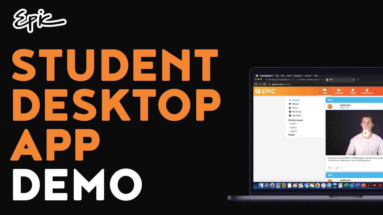 EPIC Student App Demo - Desktop