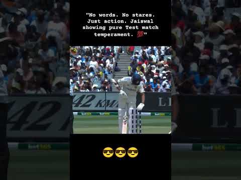 Yashasvi Jaiswal Fixes Starc's Bail Prank Like a Boss 😎🔥 | IND vs AUS Test #cricketshorts #ytshorts