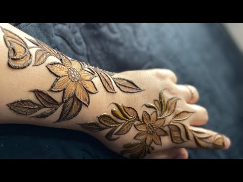Easy 3D Mehandi Design || Gulf Henna Design