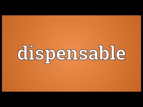 Dispensable Meaning
