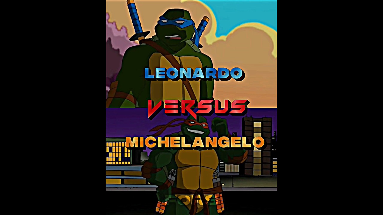 TMNT 2003 | Leonardo Vs Michelangelo