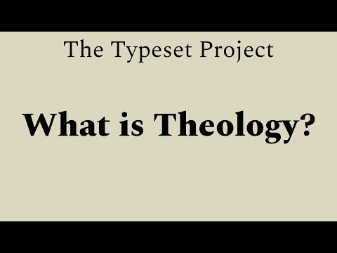 What is Theology?