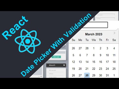 ReactJS Projects: Date Picker / Calendar with Minimum & Maximum Restriction