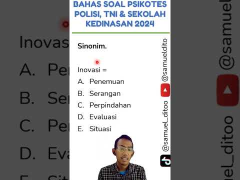 Sinonim dari kata Inovasi