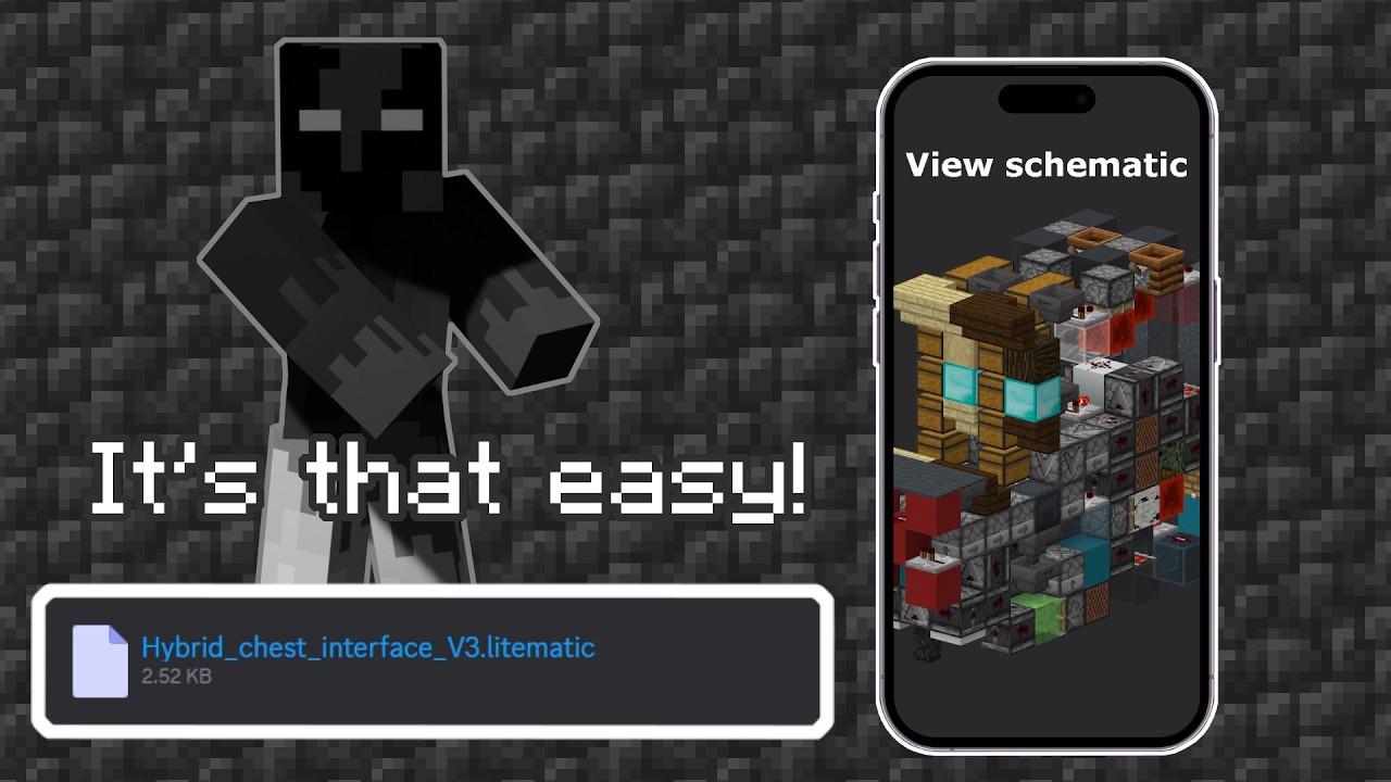 How To View Minecraft Schematics On Your Phone!