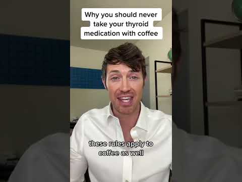 Never Take Thyroid Medication With coffee! #shorts