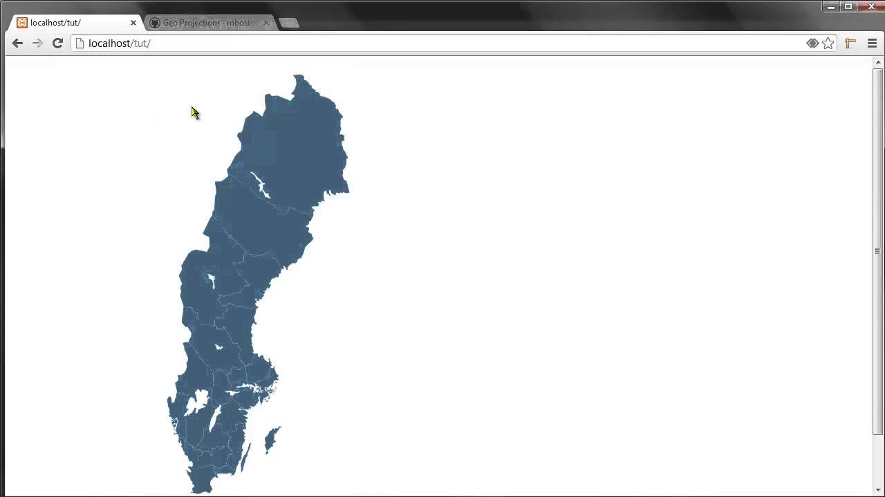 TUTORIAL D3.JAVASCRIPT Lesson 20 / Maps in D3