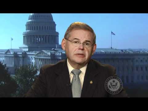 Senator Menendez Accepts the "Most Powerful Ally Award" from the New Jersey Regional Coalition