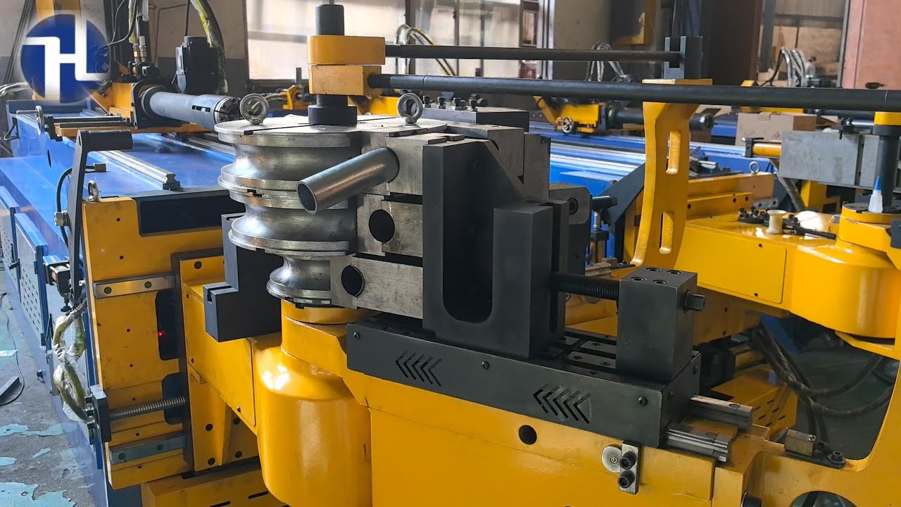 cnc automatic tube bending machine with 3 stack tooling made in China, cnc  pipe bending machine