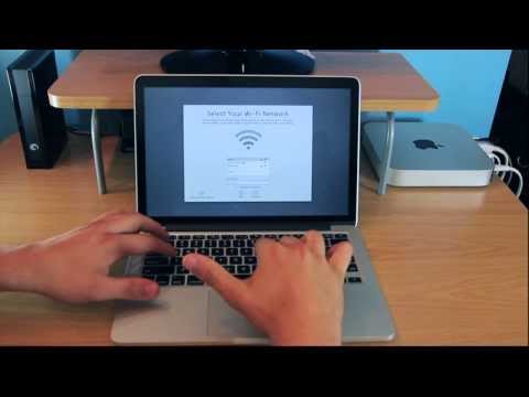 HOW TO Setup Your New Mac: Walkthrough of a First Boot Up on an Apple Macbook Pro Retina 13"