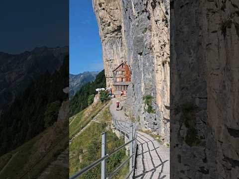 The most beautiful places in Switzerland β€οΈπ¨π #switzerland #shorts #ebenalp