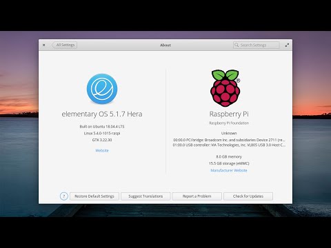 Elementary OS Hera on Raspberry Pi 4