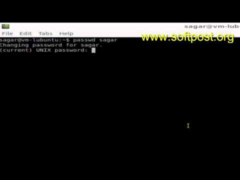 How to change the password for user in Arch Linux