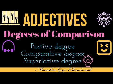 Adjectives l Degrees of Comparison l Positive l Comparative l Superlative