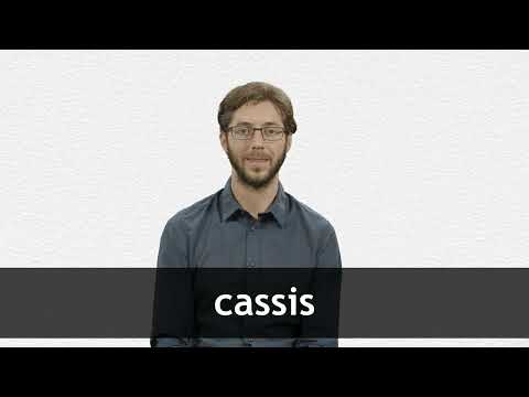 How to pronounce CASSIS in French