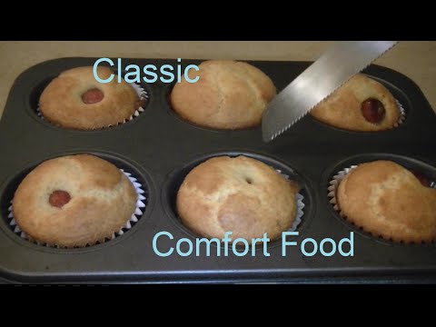 Corn Dog Muffin Cupcakes