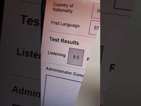 IELTS SCORE