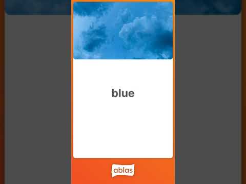 What's "blue" in Spanish?
