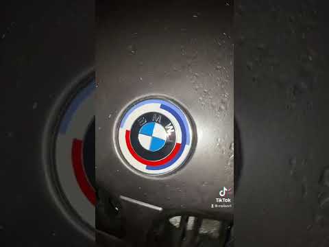E92 BMW Genuine Badge Emblem Logo Lettering 50 Years M 82mm Diameter