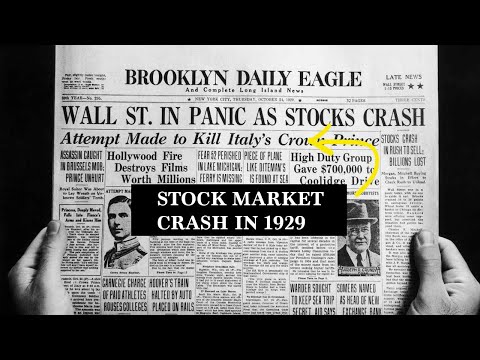 Why did the stock market crash in 1929?