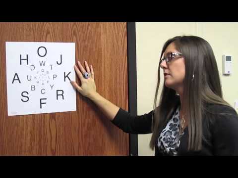 What Is A Central to Peripheral Eye Chart Used For?