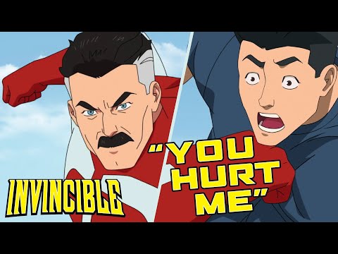 Omni-Man Punches Mark With Absolutely No Chill #Short