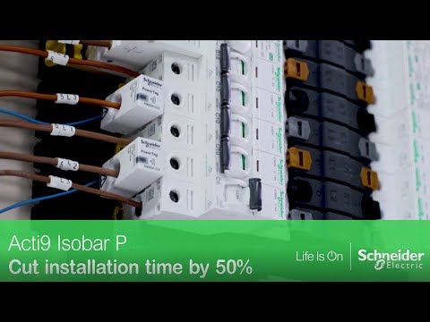 Acti9 Isobar P: Quick smart installations