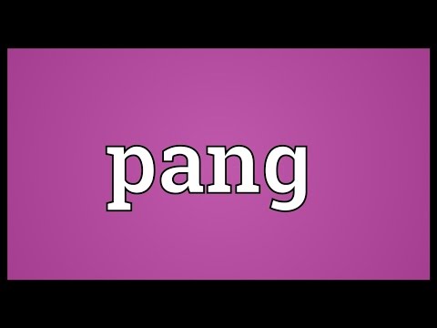Pang Meaning