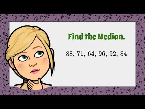 ๐๐๐๐ค๐โค๏ธFinding the Median with an EVEN data set! #Shorts