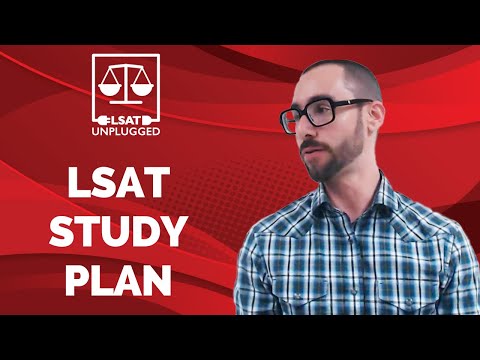 LSAT study plan recommendation