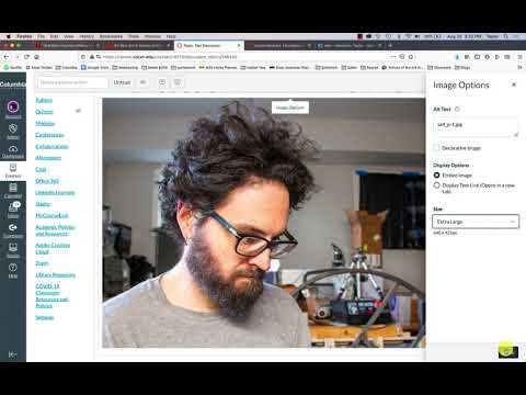 Embedding images and links in Canvas discussions