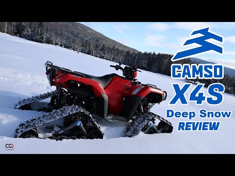 Camso X4s track test on a Honda Rubicon 520 DCT | Impressive!
