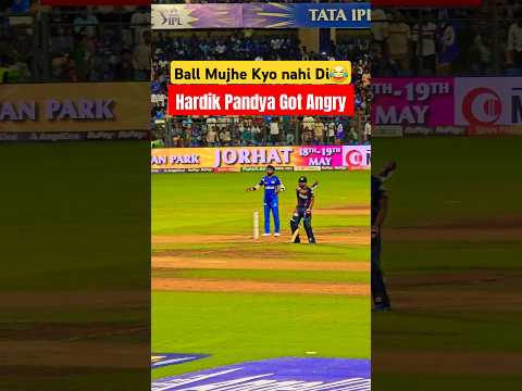 Hardik Pandya's EPIC Reaction😂 | MI vs LSG | Pandya's Got Angry #rizwanali #cricketshorts #ipl2024