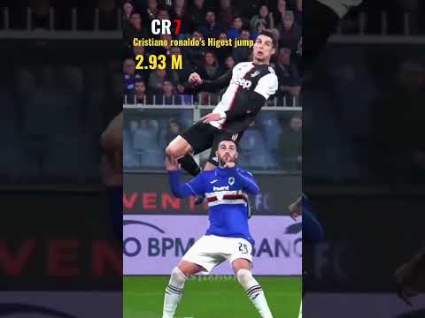 Cristiano ronaldo's highest jump | 2.93 metres | Record Jump | Cr7