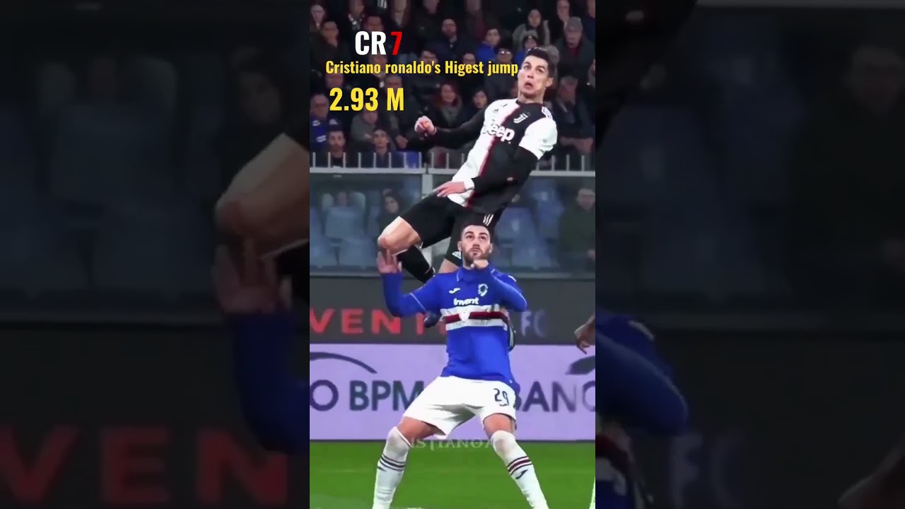 Cristiano ronaldo's highest jump | 2.93 metres | Record Jump | Cr7