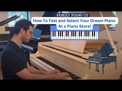 How to Test and Select Your Dream Piano at a Piano Store! 🎹 🎵