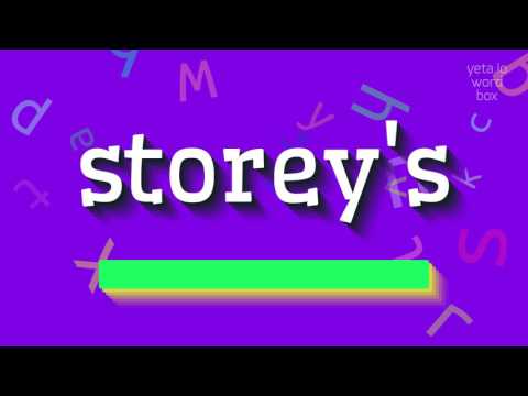 How to say "storey's"! (High Quality Voices)