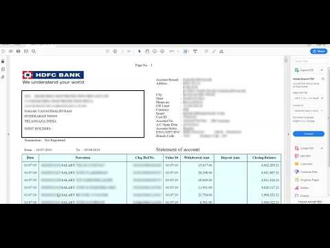 Automated Bank Statement Analysis using AI & RPA