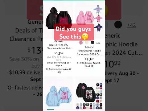 Amazon has 10 dollars pink palm puff hoodie #pinkpalmpuffhoodie @pinkpalmpuff